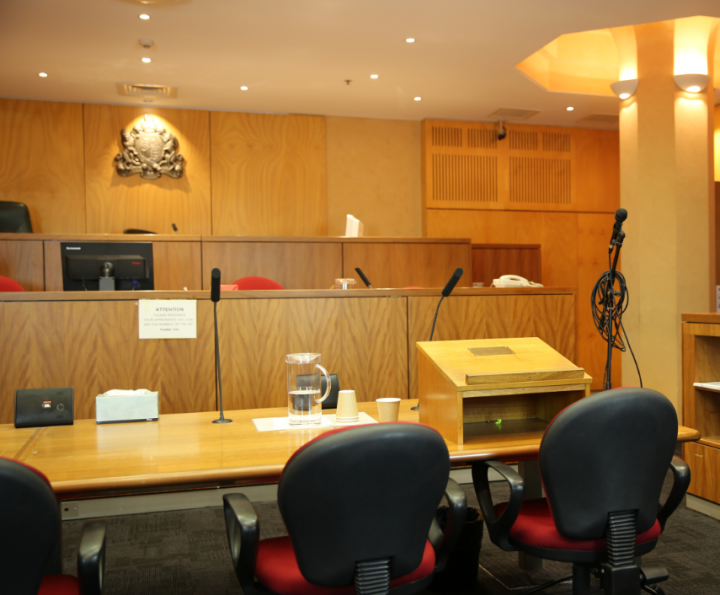 Female Inmate Attends Court Without Pants