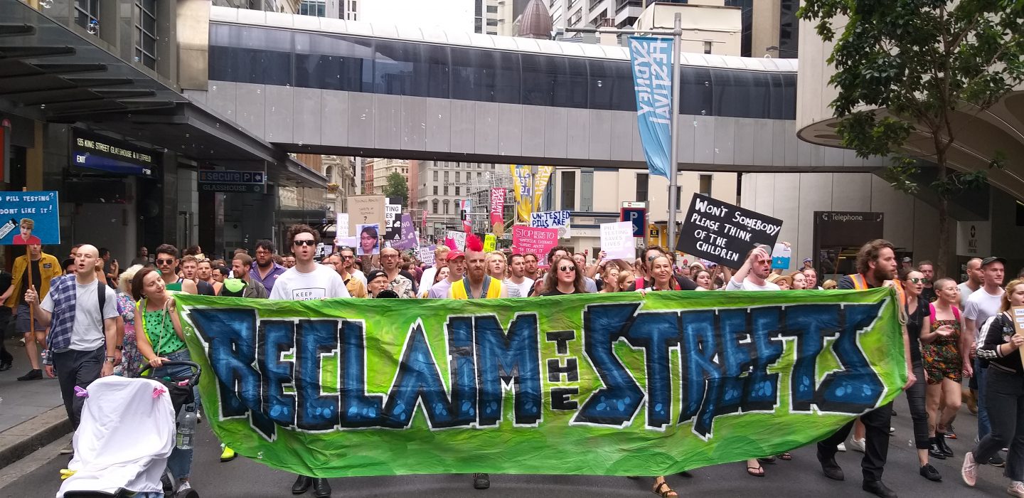 Just Test the Damn Pills: Sydney Rallies in Support of Harm Reduction