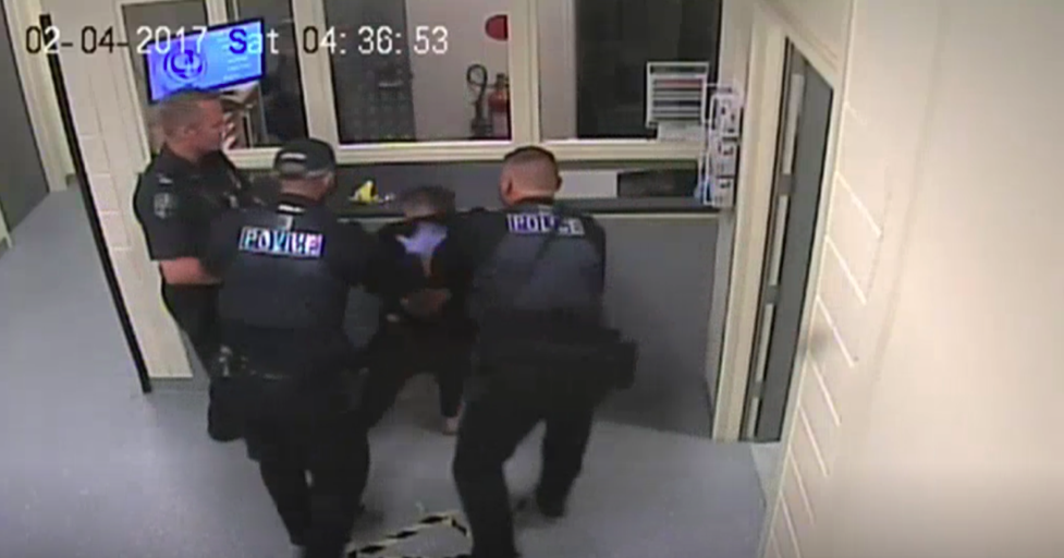 Police Slam Man’s Head into Counter then Charge Him with Assault