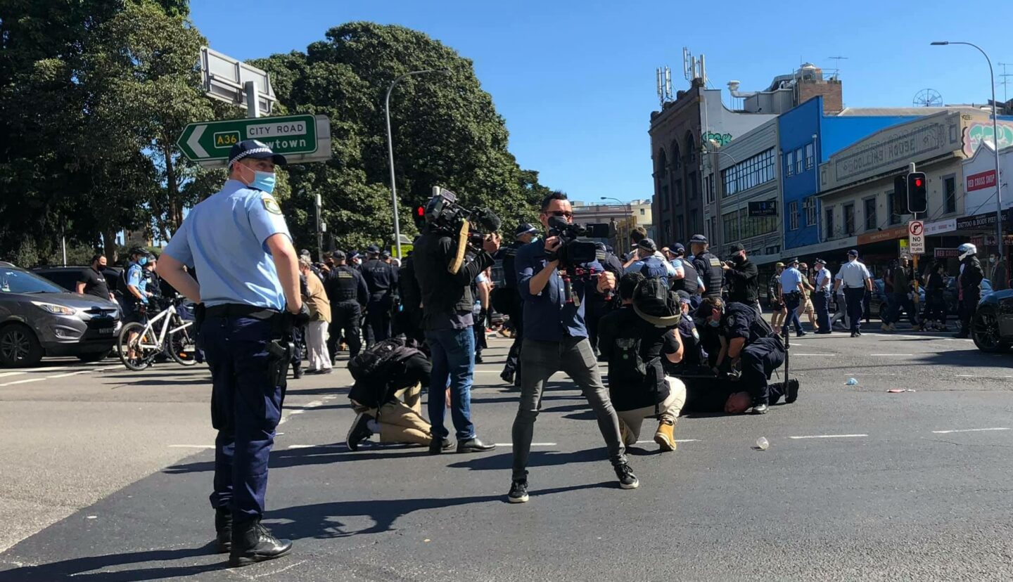 Anti-lockdown Protester Sent to Prison