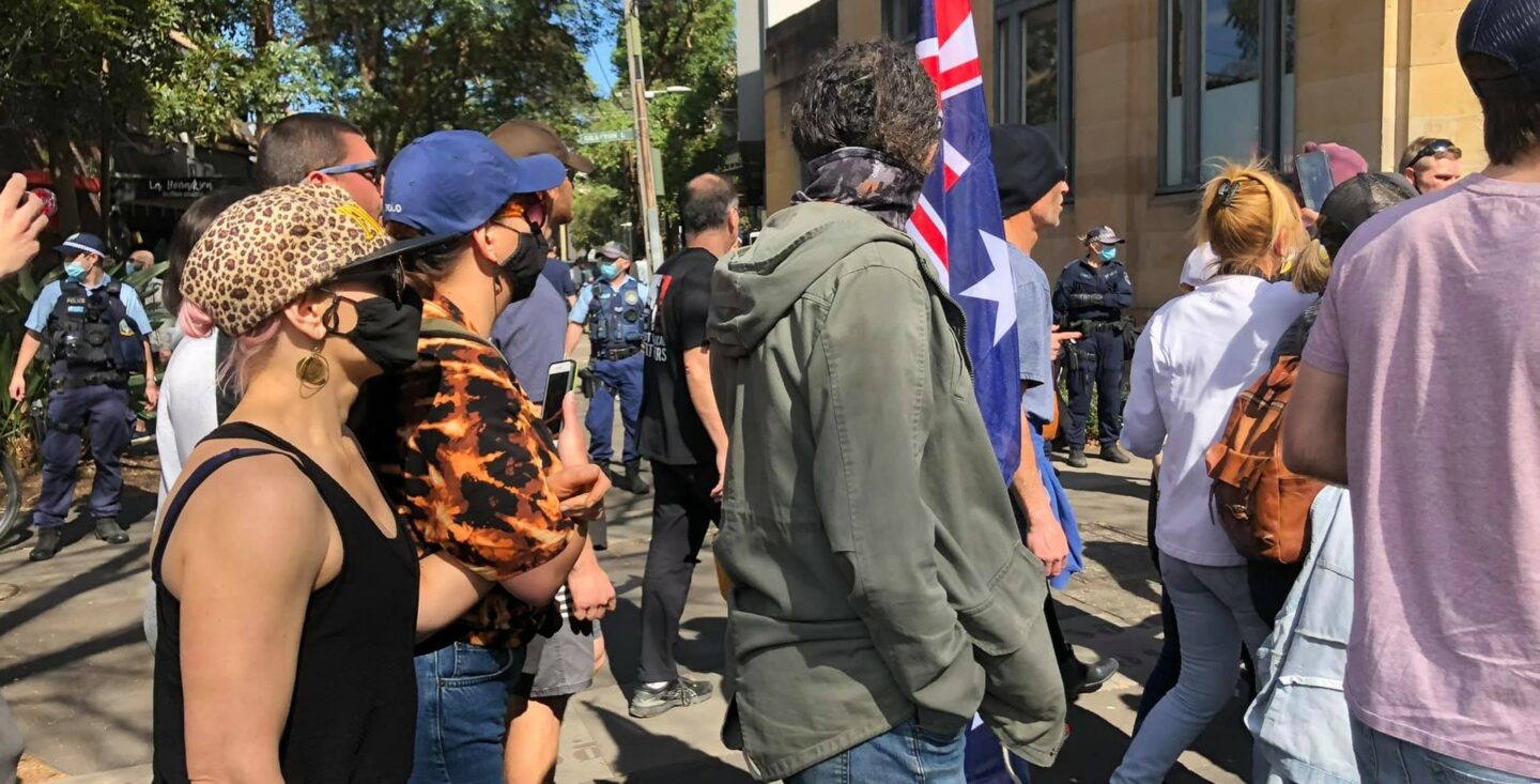 Anti-lockdown Protester Sent to Prison