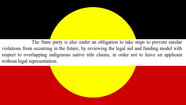 The Un Human Rights Committee Finds Australia Violated Indigenous